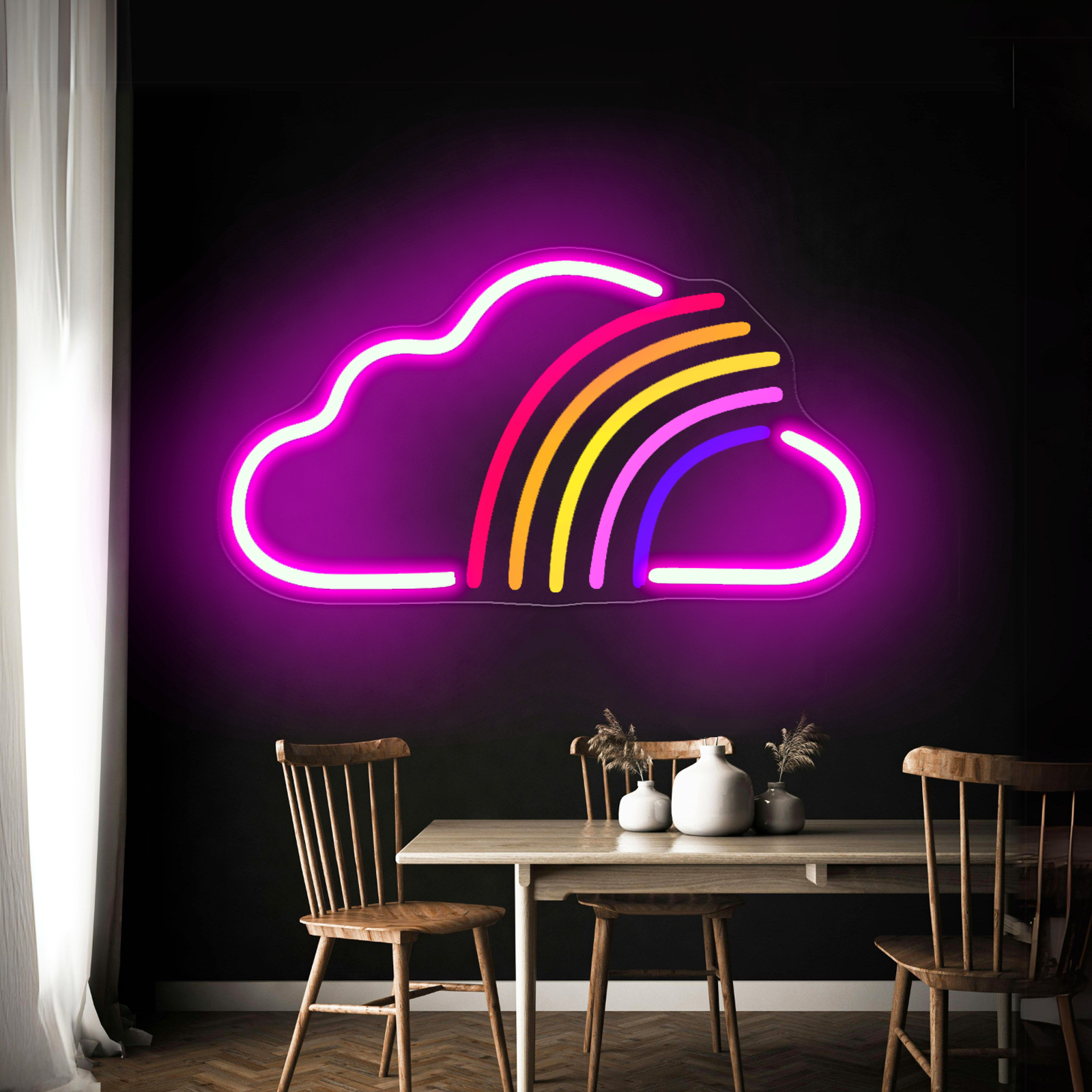 Skull Pineapple: A Bold and Fun Neon Sign for Your Living Room