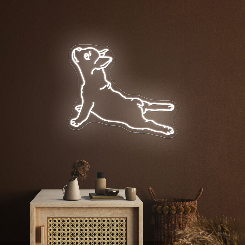 Dog LED Neon Light: Playful and Charming Decor